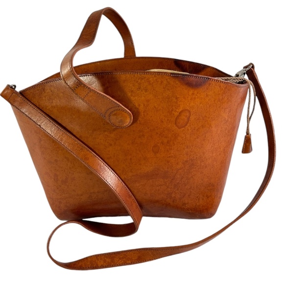 Bill Amberg | Bags | Rare Vintage Bill Amberg Natural Tan Leather ...